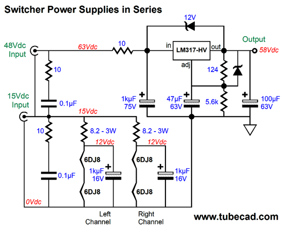 The amplifier circuit delivers an output impedance of about 5 ohms, so this resistance was ...